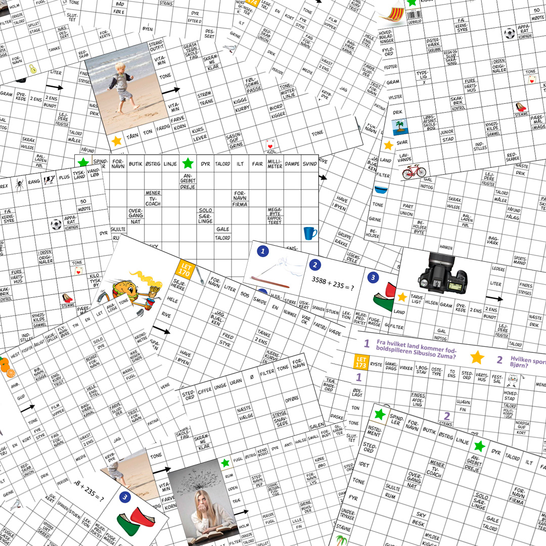 Krydsord.dk - løs tusindvis af kryds og tværs og vind flotte præmier