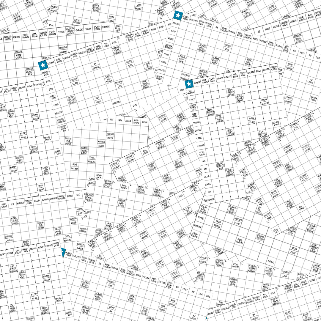 Krydsord.dk - løs tusindvis af kryds og tværs og vind flotte præmier